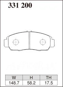 Dixcel колодки Honda Fd1 CL7 EuroR в Москве