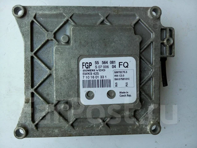Мозги Opel 55564081 FQ 0758101C C3.3 / C3.0 в Москве