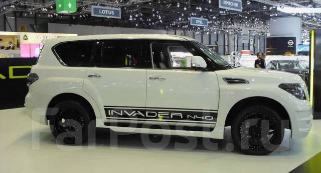 Обвес - передний бампер Invader N40 для Nissan Patrol (Y62) купить во ...