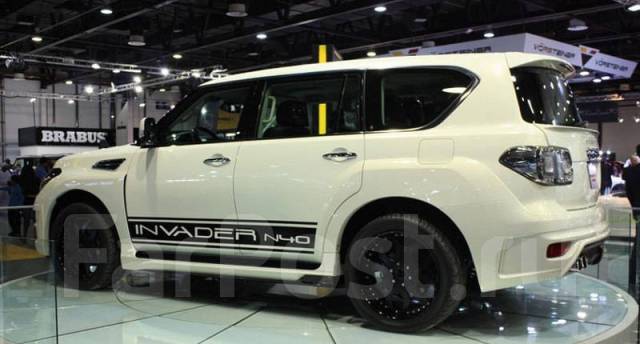 Обвес - передний бампер Invader N40 для Nissan Patrol (Y62) купить во ...
