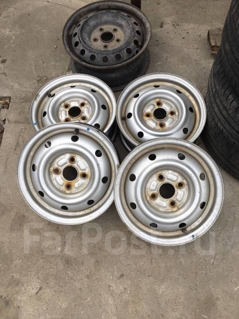 Диски штамповки на 13 4-100. Toyota, 13", 6 шт, 4x100, штампованные, 55 ...