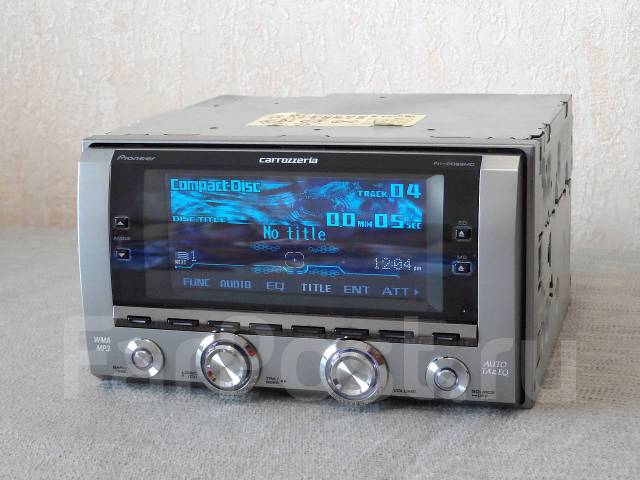 Carrozzeria FH-P099MD Процессор - DSP, CD/MP3, MD, AUX, WMA, AAC, WAV, 2 DIN — 178x100 мм, б/у ...