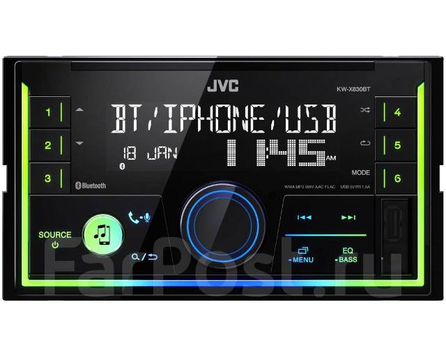 Автомагнитола JVC KW-X830BT/2DIN/USB/MP3/блютуз NEW, новый, под заказ ...