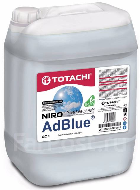 Мочевина AdBlue для SCR Totachi 20л, в наличии. Цена: 1 750₽ во ...