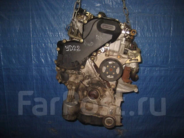 Двигатель бу Nissan Almera Almera Tino Primera 2.2 D 2.2 TD YD22 в Москве