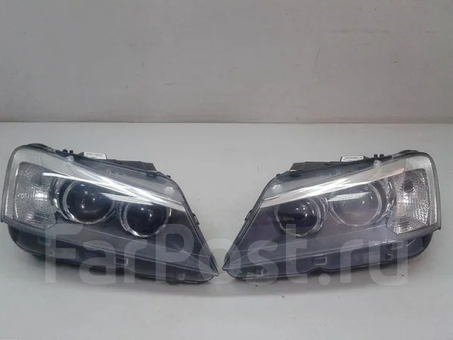 Фара правая би-ксенон bmw x3 f25 10- б/у 631126992 26992 3* xenon в Москве