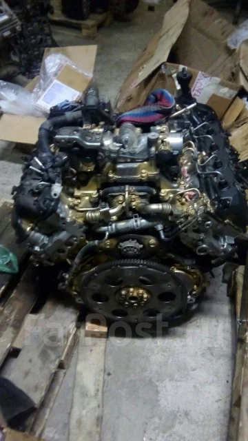 Контрактный Двигатель С Навесом Toyota Land Cruizer 200 1VD-FTV VDJ200 в Москве