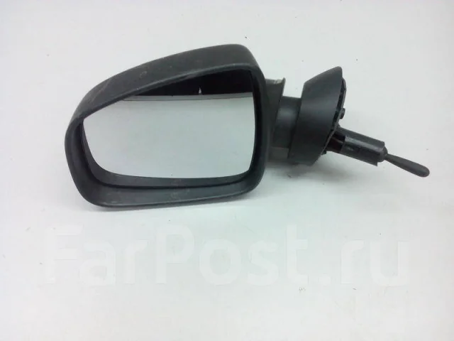 Зеркало левое мех. renault logan 05-14/ lada largus б/у 200965091 4* в Москве