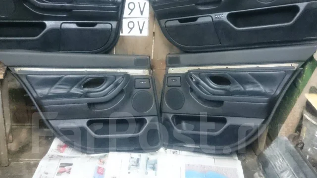 Обшивка двери BMW E38 карта двери задняя в Москве