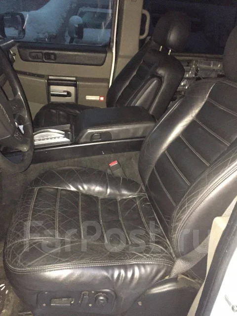 Комплект сидений, передние и заднее, черная кожа на Хаммер Н2 Hummer H2 в Москве