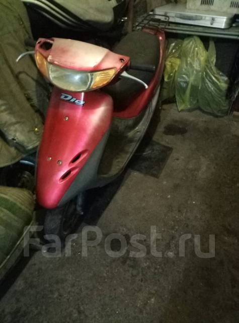 Honda Dio AF34 ZX, 2006, 49 куб. см. 2х тактный, с пробегом, исправен, 1 077 км, мопед, бензин ...