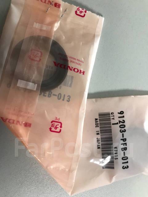 Сальник распредвала Honda оригинал купить во Владивостоке по цене: 450 ...