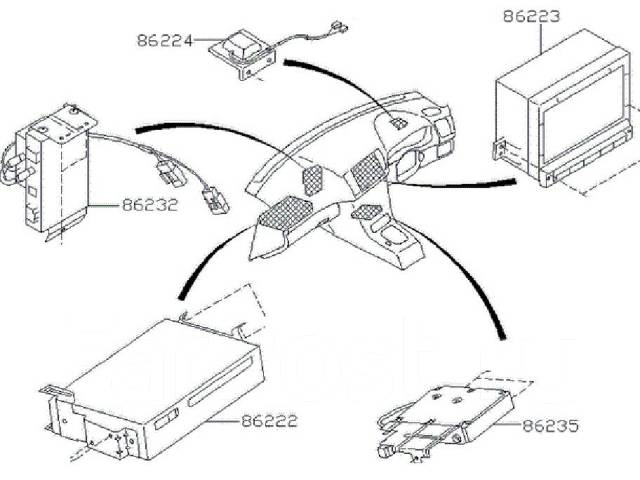 Denso DCM модуль навигация Data Communication Module, б/у, в наличии ...