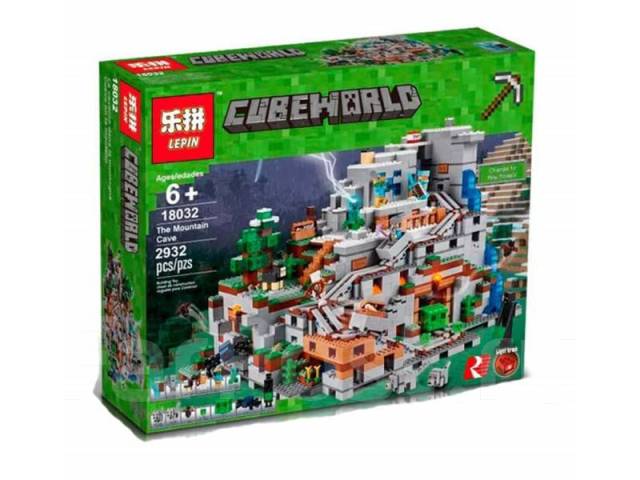 Конструктор аналог Lego Lepin Minecraft Горная пещера, новый, под заказ ...