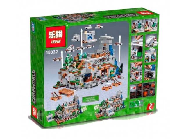 Конструктор аналог Lego Lepin Minecraft Горная пещера, новый, под заказ ...