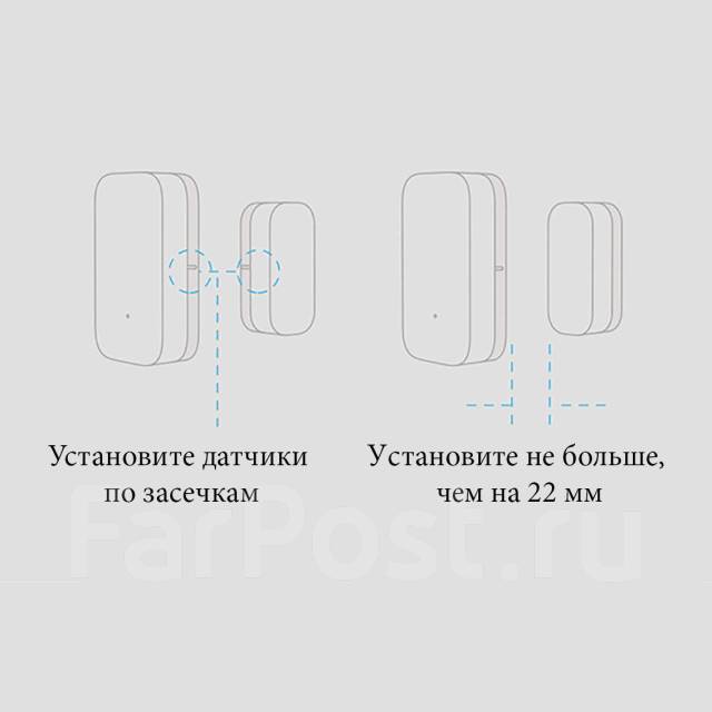 Датчик открытия дверей и окон Xiaomi Mi Smart Home Door/Window Sensors ...