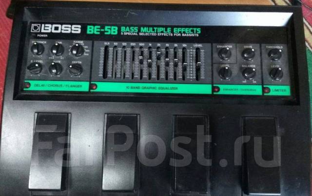 Boss BE-5B bass multiple effects (analog) - Звуковое и сценическое ...