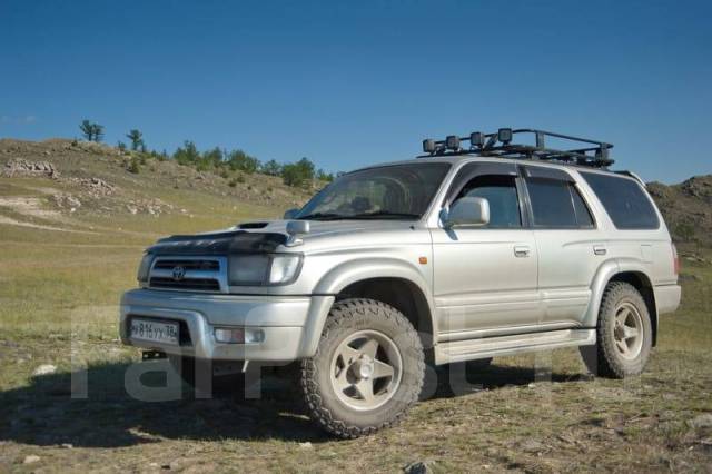 Экспедиционный багажник на крышу на Toyota Hilux Surf 185 до люка ...