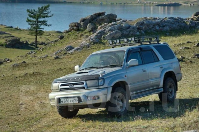 Экспедиционный багажник на крышу на Toyota Hilux Surf 185 до люка ...