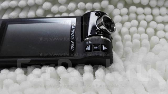 Видеорегистратор Carway F600. 2 Камеры. Ночное видение, новый, в ...