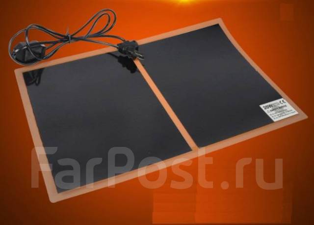 Коврик для обогрева террариума 7w регулируемый 15x28см, в наличии. Цена ...