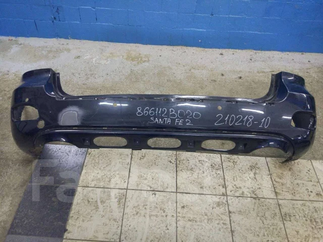 Hyundai Santa Fe 06-10 Бампер задний б/у 866112B020 в Москве