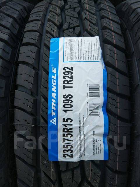 Triangle AgileX AT TR292, 235/75R15, 15", 4 шт, 235 мм, 75 %, радиальный, Грязь AT, без шипов ...