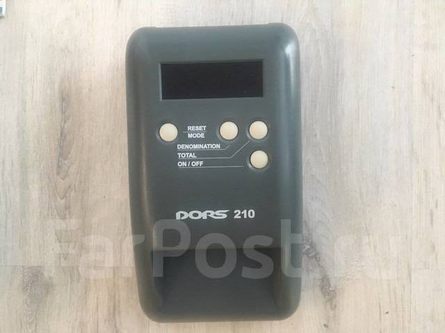 Детектор банкнот DORS 210, б/у, в наличии. Цена: 400₽ во Владивостоке