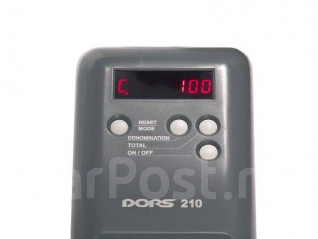 Детектор банкнот DORS 210, б/у, в наличии. Цена: 400₽ во Владивостоке