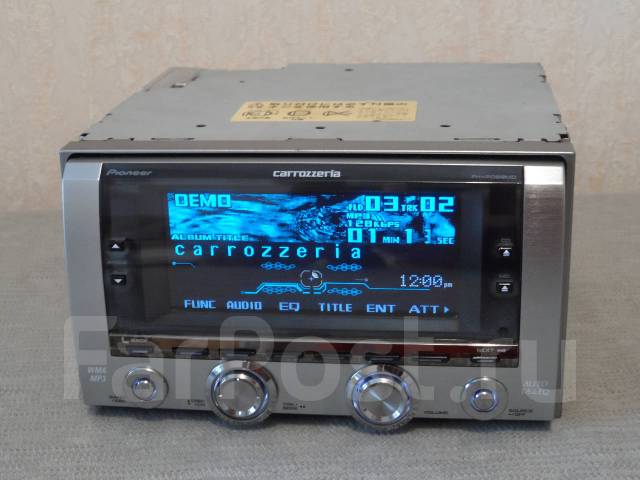 Carrozzeria FH-P099MD Процессор - DSP, CD/MP3, MD, AUX, WMA, AAC, WAV, 2 DIN — 178x100 мм, б/у ...