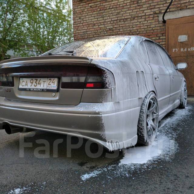 Лип Lip спойлер Sti для Subaru Legacy B4 кузов Be5 купить в Новосибирске по цене 3 500