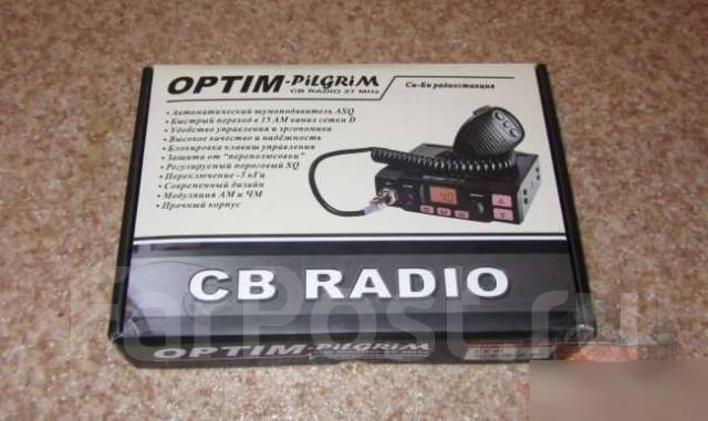 Рация Optim Pilgrim. Автомобильная СиБишка. Оптим 27Мгц, новый, в наличии. Цена: 8 790₽ в Хабаровске