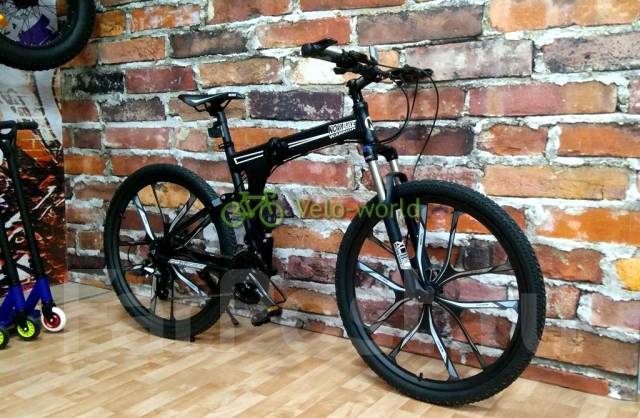 27.5 Складной велосипед Warrior iRide(24/Altus/гидравлика ShimanoM355 ...