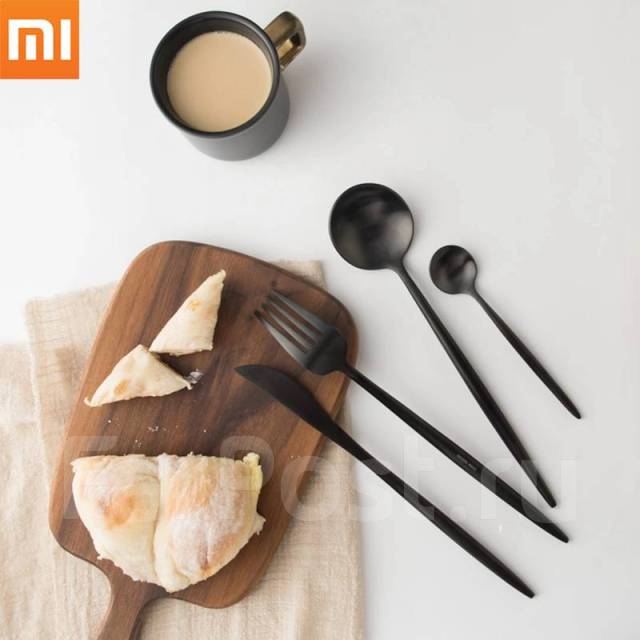 Набор столовых приборов от Xiaomi Maison Maxx - Черный - Посуда и ...