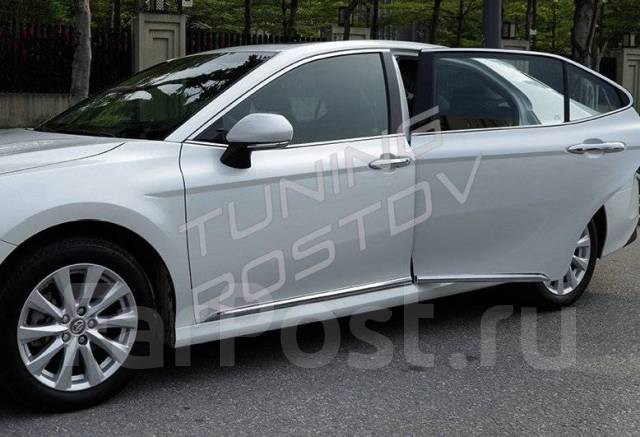 Молдинги на двери хром Camry 70 71 2018~ купить во Владивостоке по цене ...