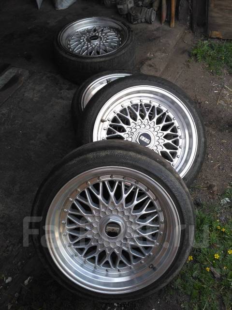 Литые диски BBS RS, 18", 1 шт, 5x112, 5x114.3, 4 шт, б/у, в наличии ...
