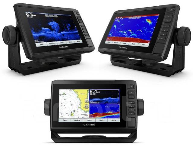 Garmin Echomap PLUS 72CV 73CV + Картплоттер Карты Эхолот Трансдьюсер ...