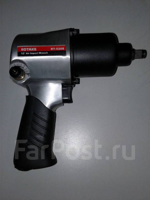 Гайковерт пневматический Rotake RT-5268 1/2" (700Нм, TwinHammer), новый ...