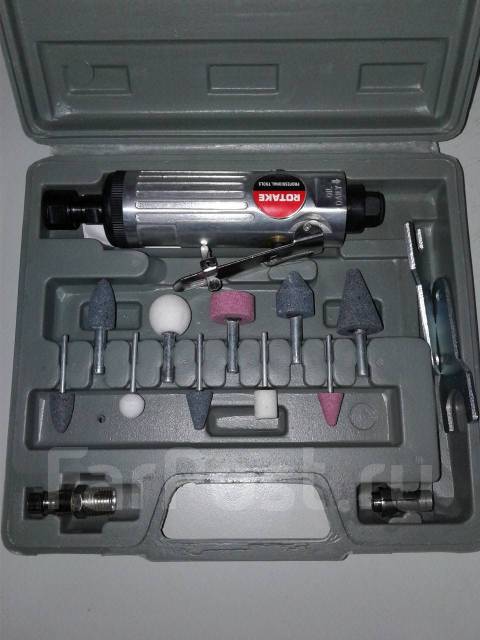 Шлифмашинка с набором камней Rotake RT-1206K (22000об/мин) - Инструмент ...