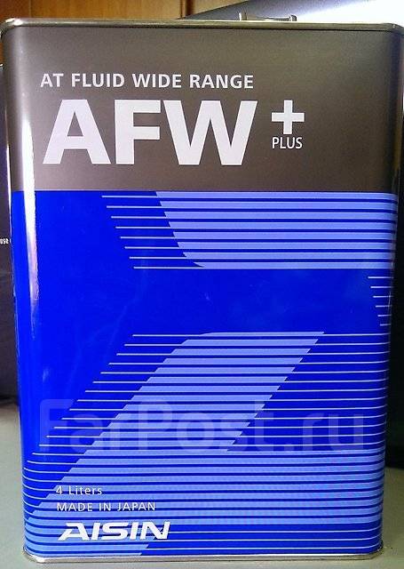 Жидкость для АКПП Aisin AFW+ (ATF6004) 4л. Япония - Трансмиссионные ...