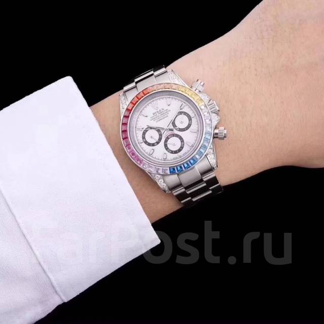 Часы Rolex Daytona Rainbow 116595 RBOW /116599 RBOW, для мужчин, новый ...