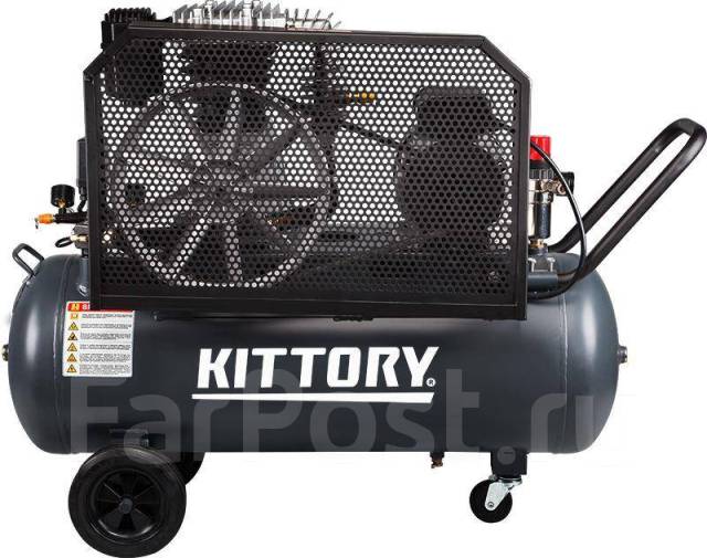 Компрессор Kittory KAC-100/80S3. 3-фазный. 3,0 кВт. 600л/мин. В наличии ...