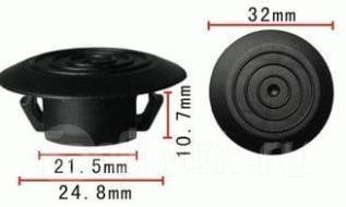 Клипса порога, крепёж обвеса, пистон Toyota 76924-52021 купить во ...