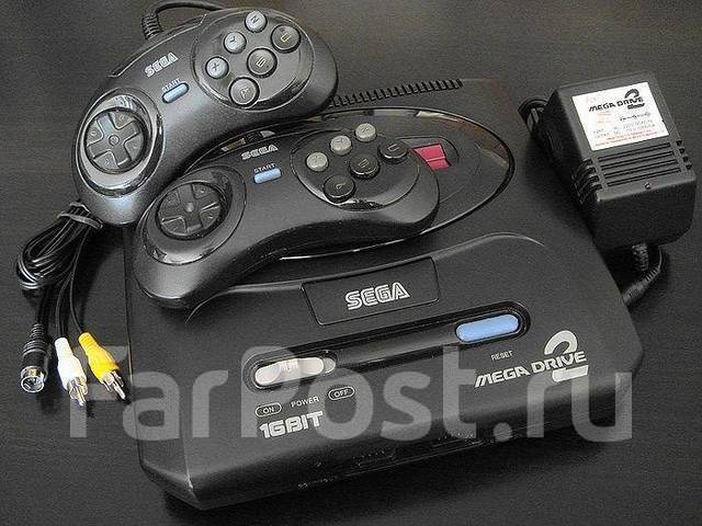 Игровая приставка Сега Мегадрайв 2 (Sega Mega Drive 16bit)+игры/Donat ...