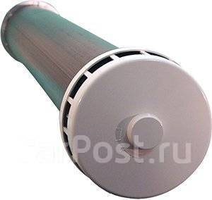 Клапан стеновой приточный KIV-125 в сборе с трубой L1000 и алюминиевой ...