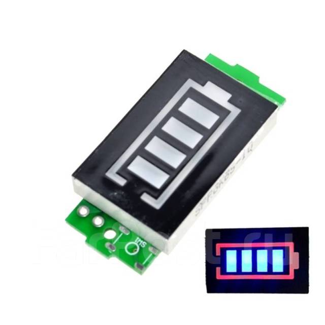 Индикатор заряда разряда аккумулятора Li-ion 18650 2S Cell 7.4V-8.4V ...