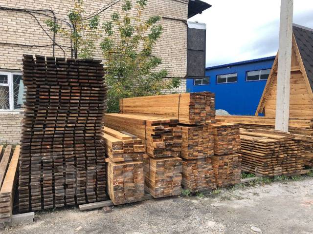 Доска обрезная 40х150х4000, в наличии. Цена: 396₽ во Владивостоке