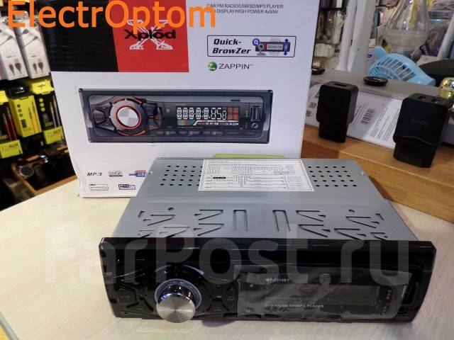Магнитола с дисплеем 3 дюйма CDX-6101 24V, 1 DIN — 178x50 мм, новый ...