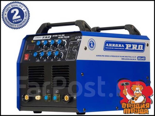 Аппарат аргонно-дуговой сварки "AuroraPRO" Inter TIG 200 AC/DC Pulse ...