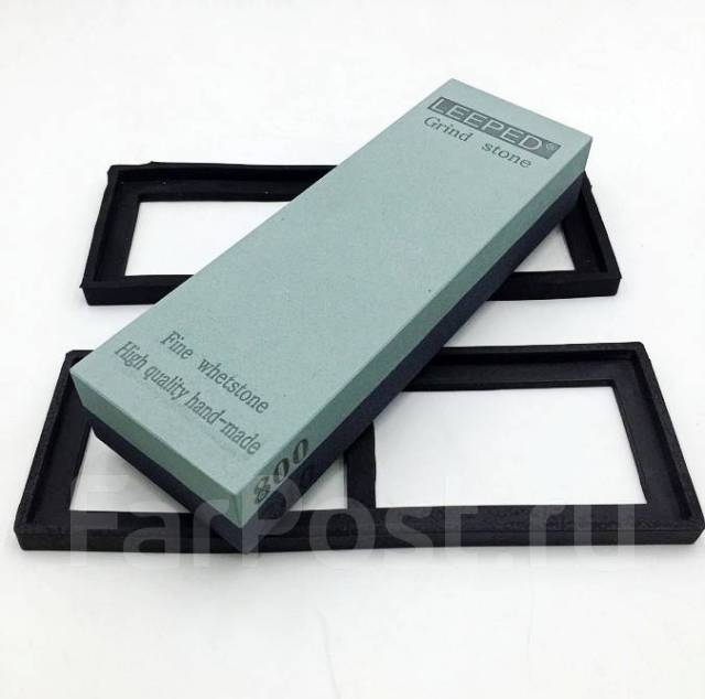 Абразивный камень для ручной заточки ножа Leeped 240/800 грит, новый, в ...